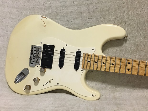 Peavey Predator White Strat Copy Select EMG Pickups USA | Reverb