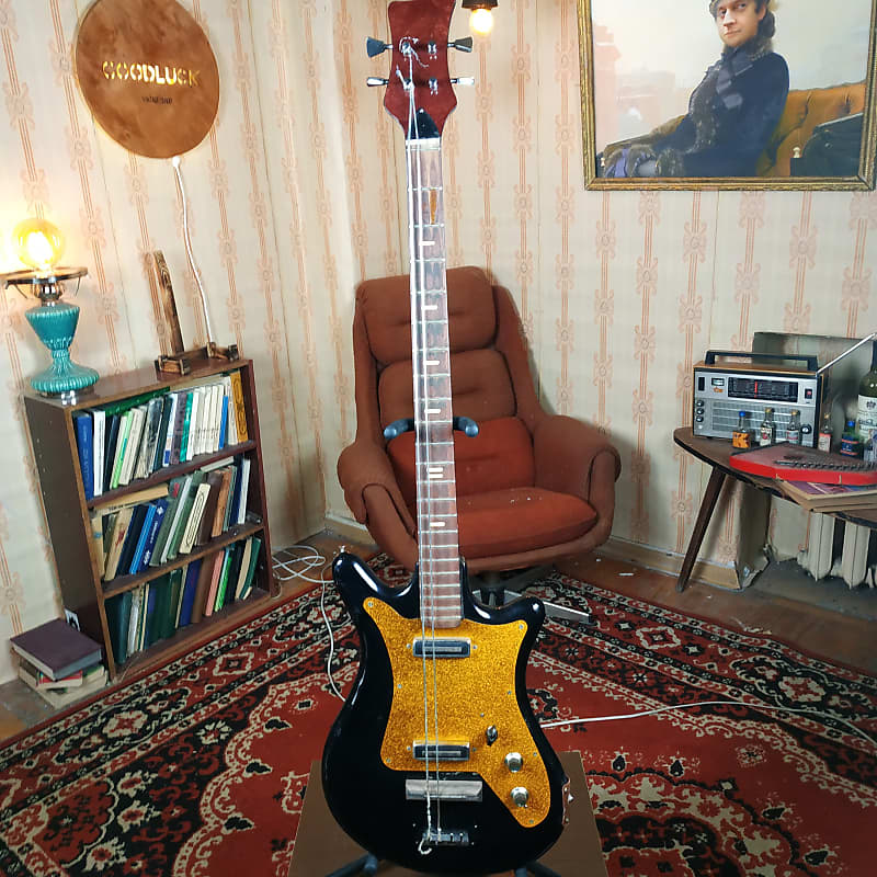 Kavkaz Ussr Bass Soviet Bass Guitar Ural Fender Les-Paul | Reverb