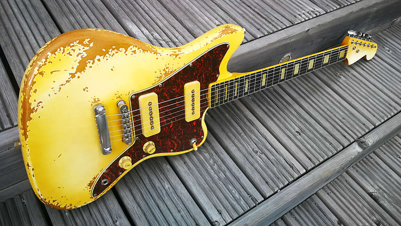 Vtt Relics Jazzmaster Mojo 60's Vintage white | Reverb UK