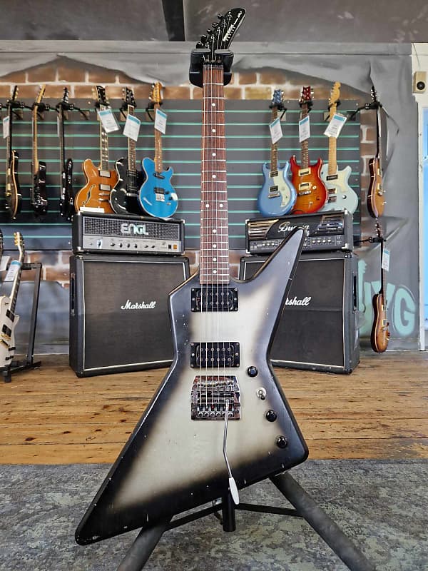 Greco MTX-85 Explorer Refinished Relic SilverBurst 1984 | Reverb