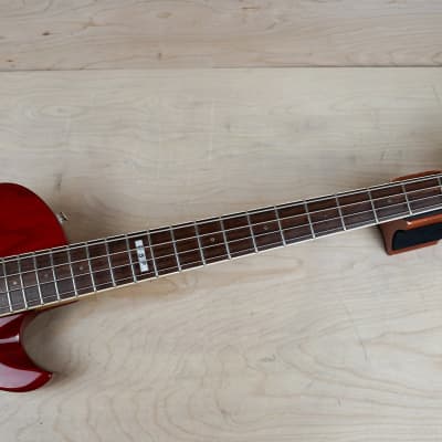 ESP Custom Order S-E925 Single Cut Bass 1998 See-Thru Red | Reverb