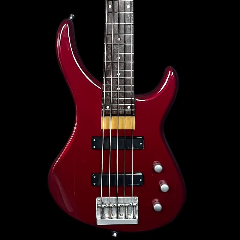 Jackson CP5 Metallic Red MIJ 5 String Bass | Reverb
