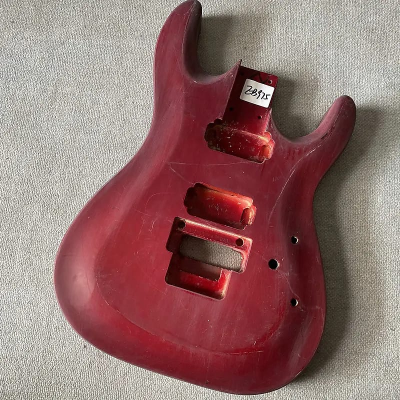 Red HH Guitar Double Cutaway Body DIY Project | Reverb