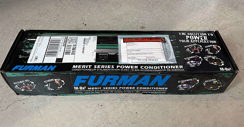 Furman M-8x2 Power Conditioner - Black | Reverb