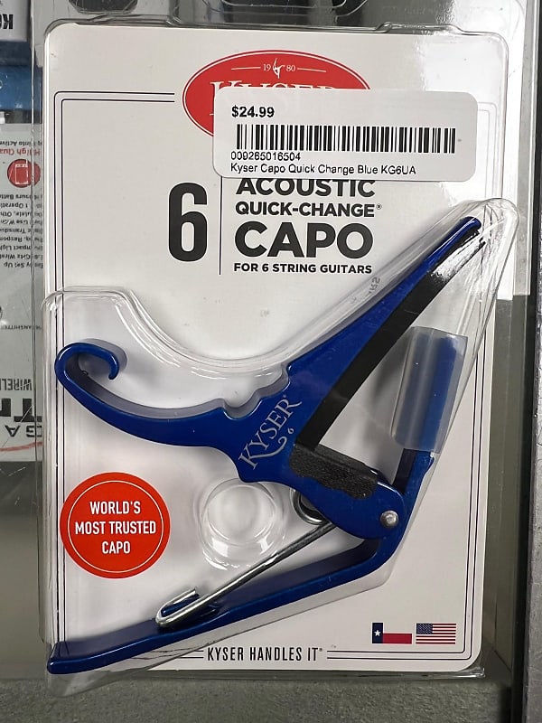 Kyser Blue Capo KG6UA | Reverb