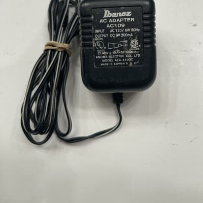 Ibanez AC Adapter AC109 DC 9v 200mA OEM Guitar | Reverb Deutschland