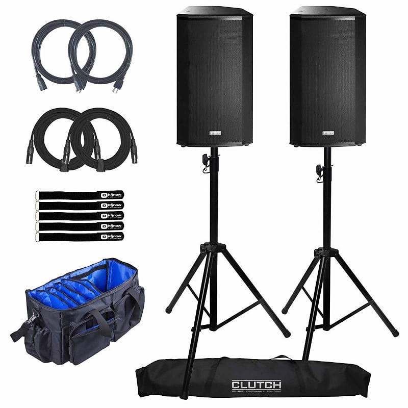 FBT VENTIS 112A 2-Way Active 12" Speakers with Stands Duo | Reverb