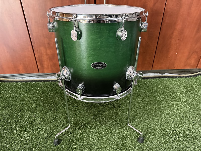 PDP MX 16” Floor Tom 2000s - Emerald Fade | Reverb