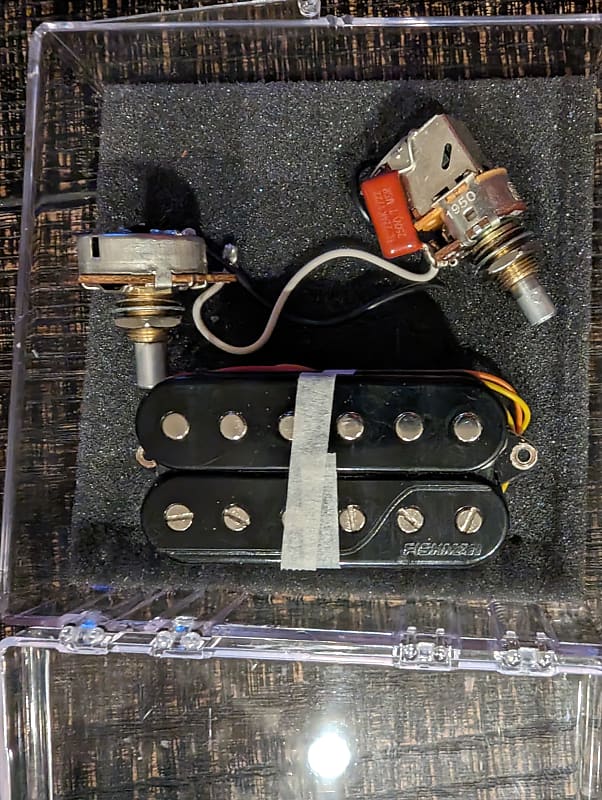 Fishman Fluence Open Core Classic Humbucker Set - Black | Reverb