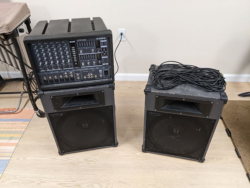 Yamaha powered mixer, Toa Speakers EMX 66m powered mixer, Toa | Reverb