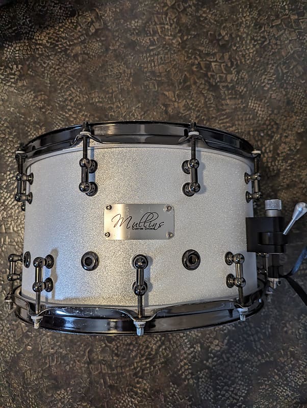 Mullins Custom Maple Snare Mid to late 90s - Silver Sparkle | Reverb
