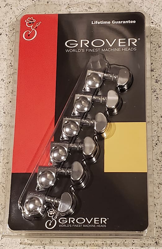 New 2025-Grover 406-C6 , 6-in-Line , Self Locking Mini | Reverb