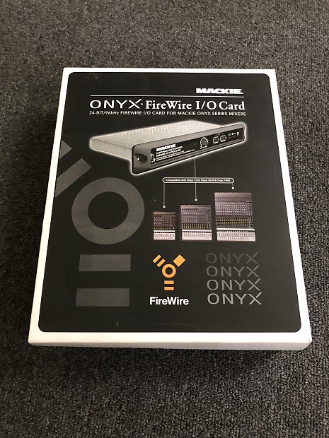 Mackie ONYX FireWire I/O Card 24-bit/96kHz | Reverb