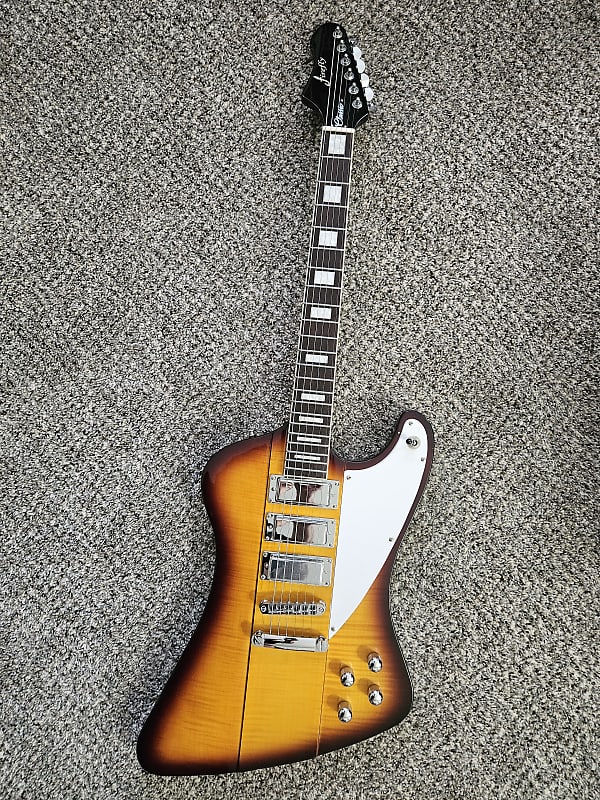 Firefly FFFB 2023 - 3-color burst, flamed, Gig Bag Included | Reverb