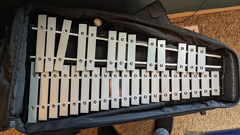 Glockenspiel Bells Set With Case And Mallets | Reverb