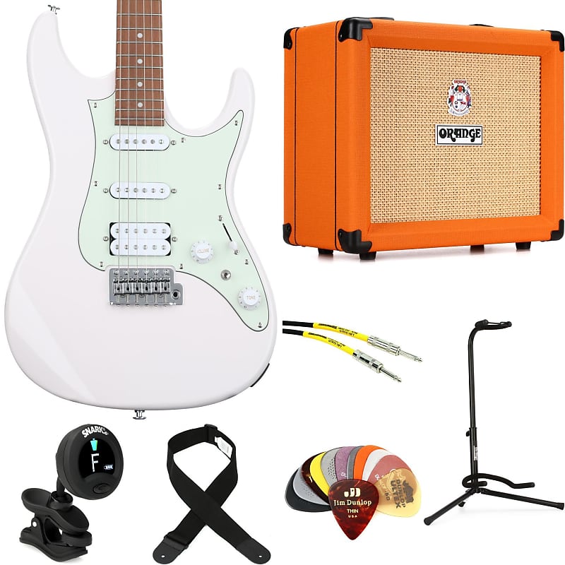 Ibanez AZES40 Electric Guitar and Orange Crush 20RT Amp | Reverb
