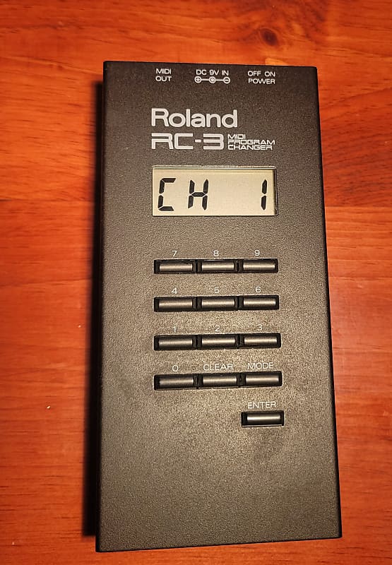Roland Roland RC-3 Midi Program Changer 1989 | Reverb