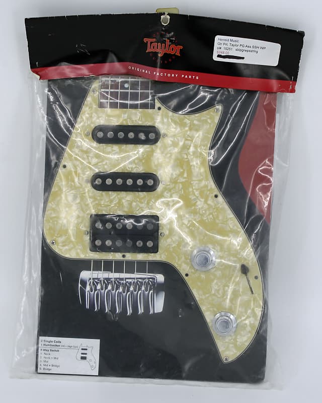Taylor Loaded Pickguard Assembly HSS | Reverb