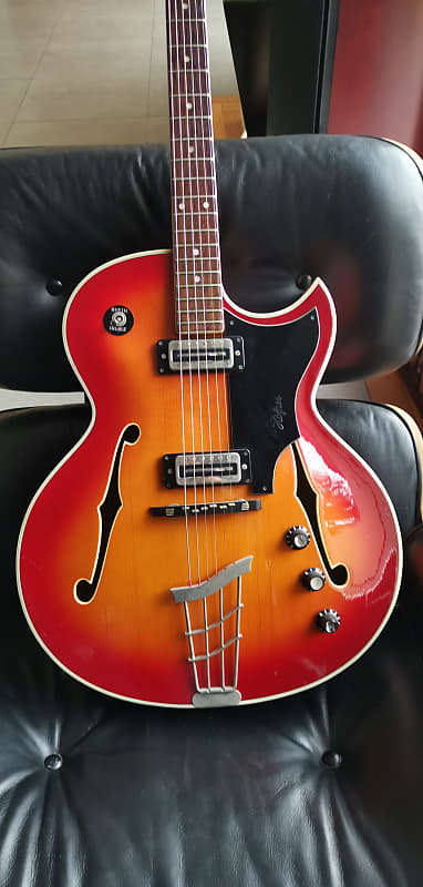 HOFNER 477 1980 Redburst | Reverb