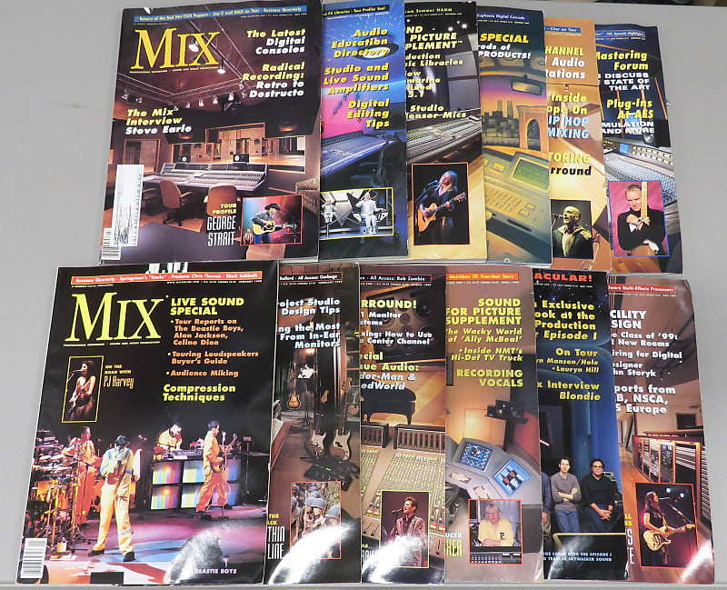 MIX Magazine - 1999 Complete 12-issues! | Reverb
