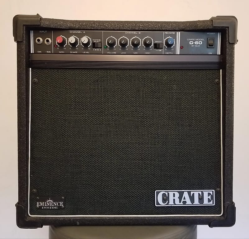 Crate G-60 W/ Original Crate 2 Button Footswitch & Eminence | Reverb
