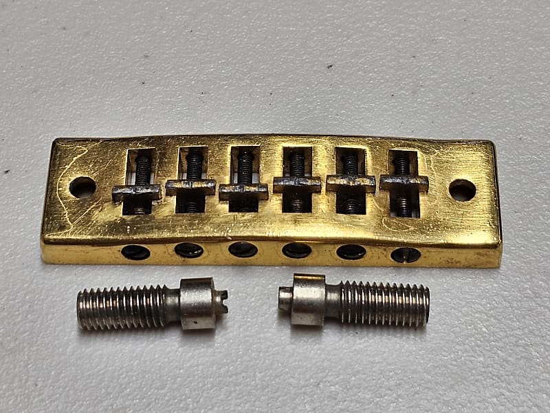 1970s Gibson Harmonica Bridge With Posts - 100% Genuine | Reverb