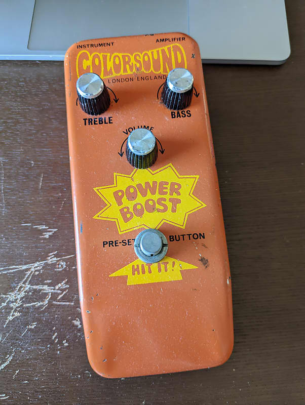 Colorsound Power Boost Late 1960's Orange | Reverb