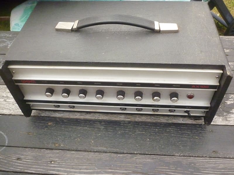 WEM Watkins AX-100 ultra rare 100 watt solid state amp top | Reverb UK