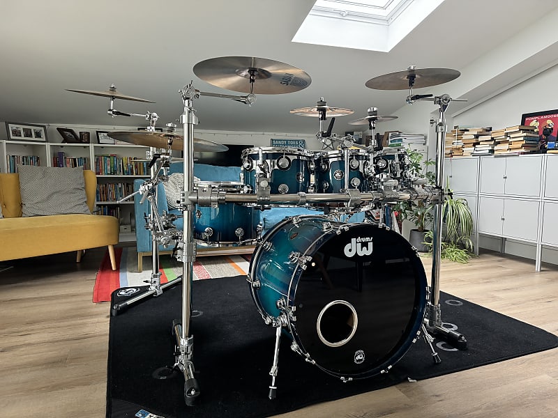 DW Collector's Series 5-piece drum set - regal to royal blue | Reverb