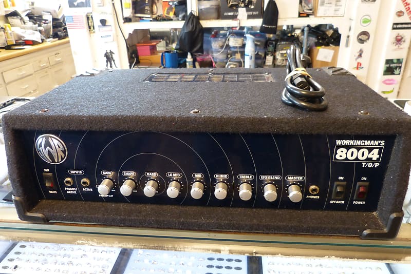 SWR Workingman's 8004 Bass Amplifier Head 750 Watts | Reverb