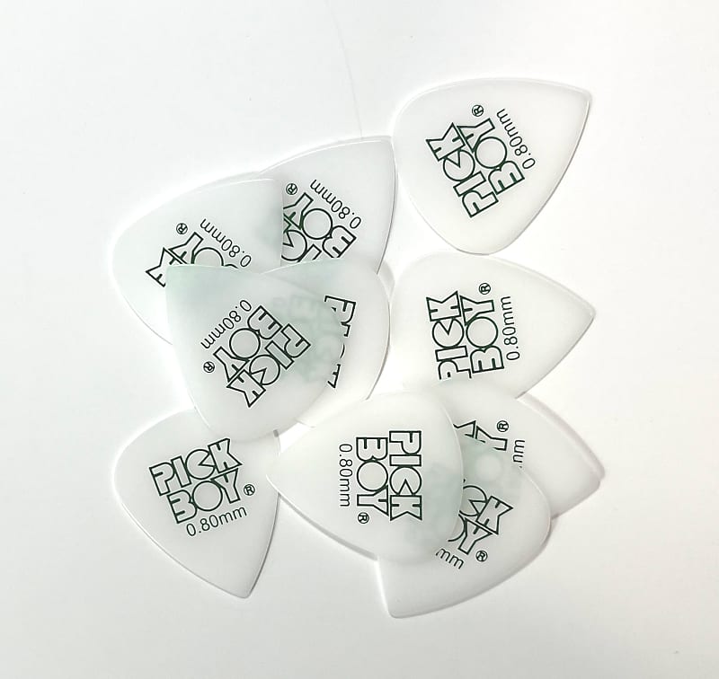 Pickboy Guitar Picks 10 Pack Polyacetal Pick .80mm | Reverb
