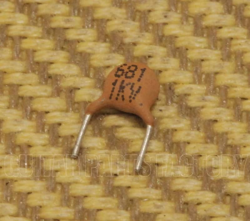 680pF Guitar Capacitor 100V 10% Treble Bleed | Reverb