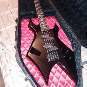 B.C. Rich Warlock 5 string bass Black | Reverb