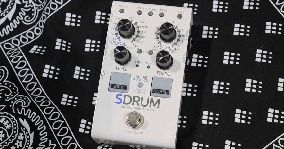 DigiTech Announces SDRUM, a Guitar–Controlled Drum | Reverb News