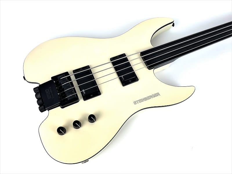 Steinberger XM2 Fretless 1988 Gloss White | Reverb
