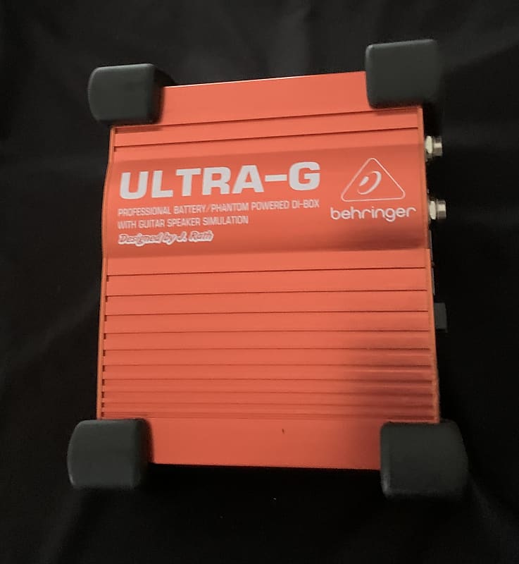 Behringer Ultra-g phantom powered direct box - Orange (2 | Reverb