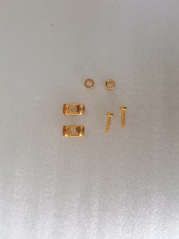 Gold 1 Set Guitar Headstock Vintage String Trees Retainers | Reverb