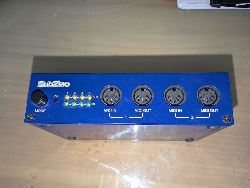 SubZero SZ-MB44 2021 4x4 MIDI Interface | Reverb