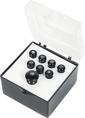 Martin Acoustic Guitar Bridge/End Pin Set Ebony with Paua | Reverb