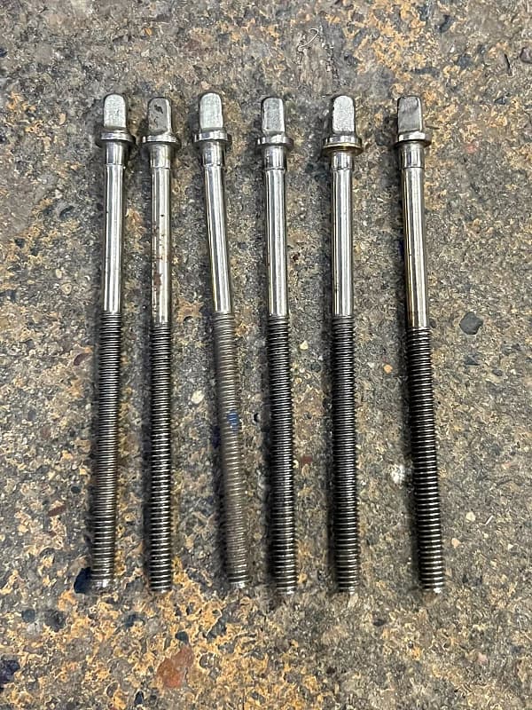 Slingerland 3-5/8" Nickel Tension Rods 6pk Vintage | Reverb Australia