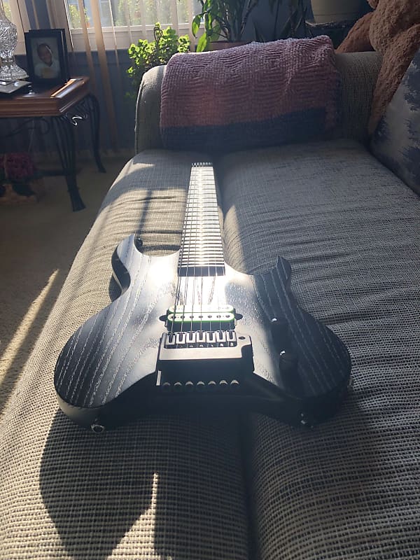 Kiesel Vader 2020 - Raw Tone Black 7 string with Upgrades. | Reverb