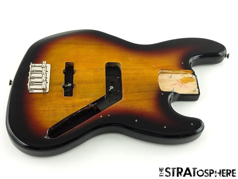 Fender Squier Classic Vibe 70s Jazz Bass BODY + HARDWARE 3TS | Reverb