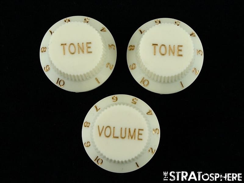Fender Squier Classic Vibe 70s Strat GUITAR KNOBS | Reverb