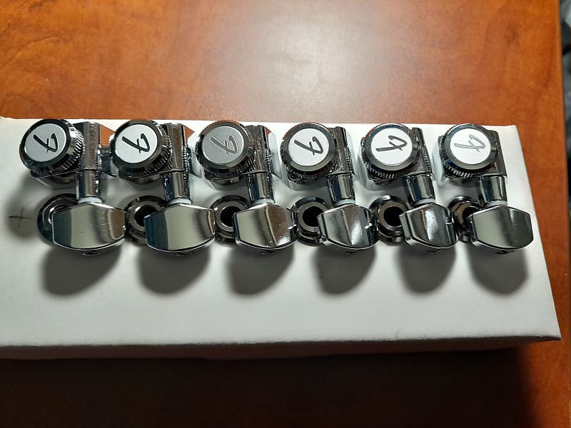Fender inline locking chrome tuners 2020 - Chrome | Reverb