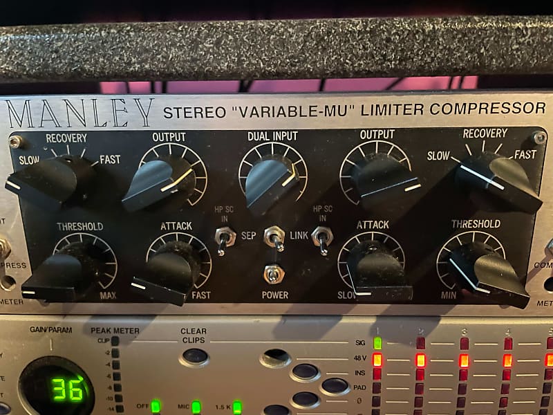 Manley Labs Vari-Mu Compressor W/T-Bar and HP/SC MODS | Reverb