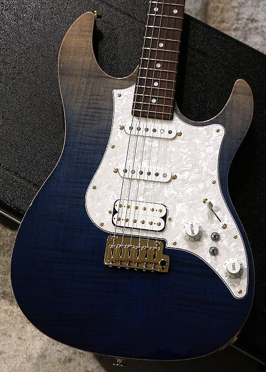 Fujigen EOS2-FM-R Navy Blue Gradation 2023[USED][Made in | Reverb
