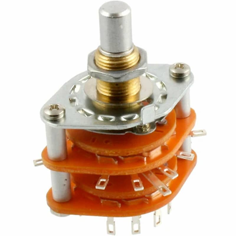 NEW 5-position Rotary Switch , 4-pole Solid Shaft for Custom | Reverb