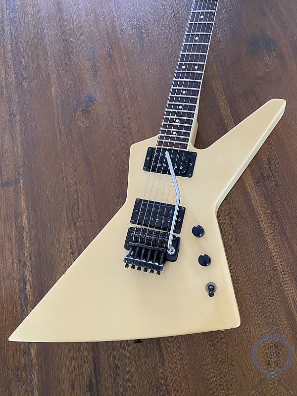 Fernandes Explorer, White, MIJ, 1985, Seymour Duncan | Reverb