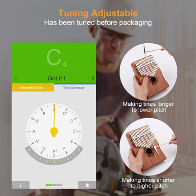 Kalimba Full Kit Bundle With Accessories & Gig Bag | Reverb