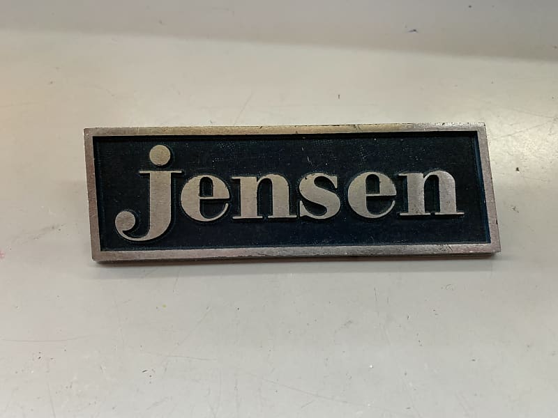Jensen Cabinet Logo Emblem 60’s-70’a | Reverb